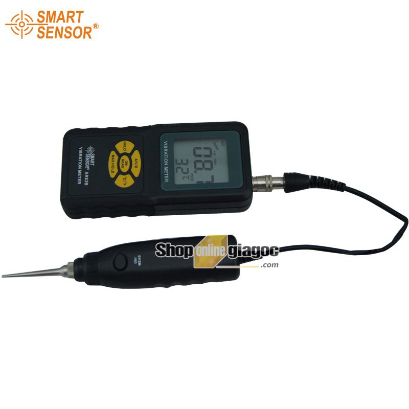 Máy đo độ rung Smart Sensor AR63B - Dải tần số: 10Hz ~ 1kHz