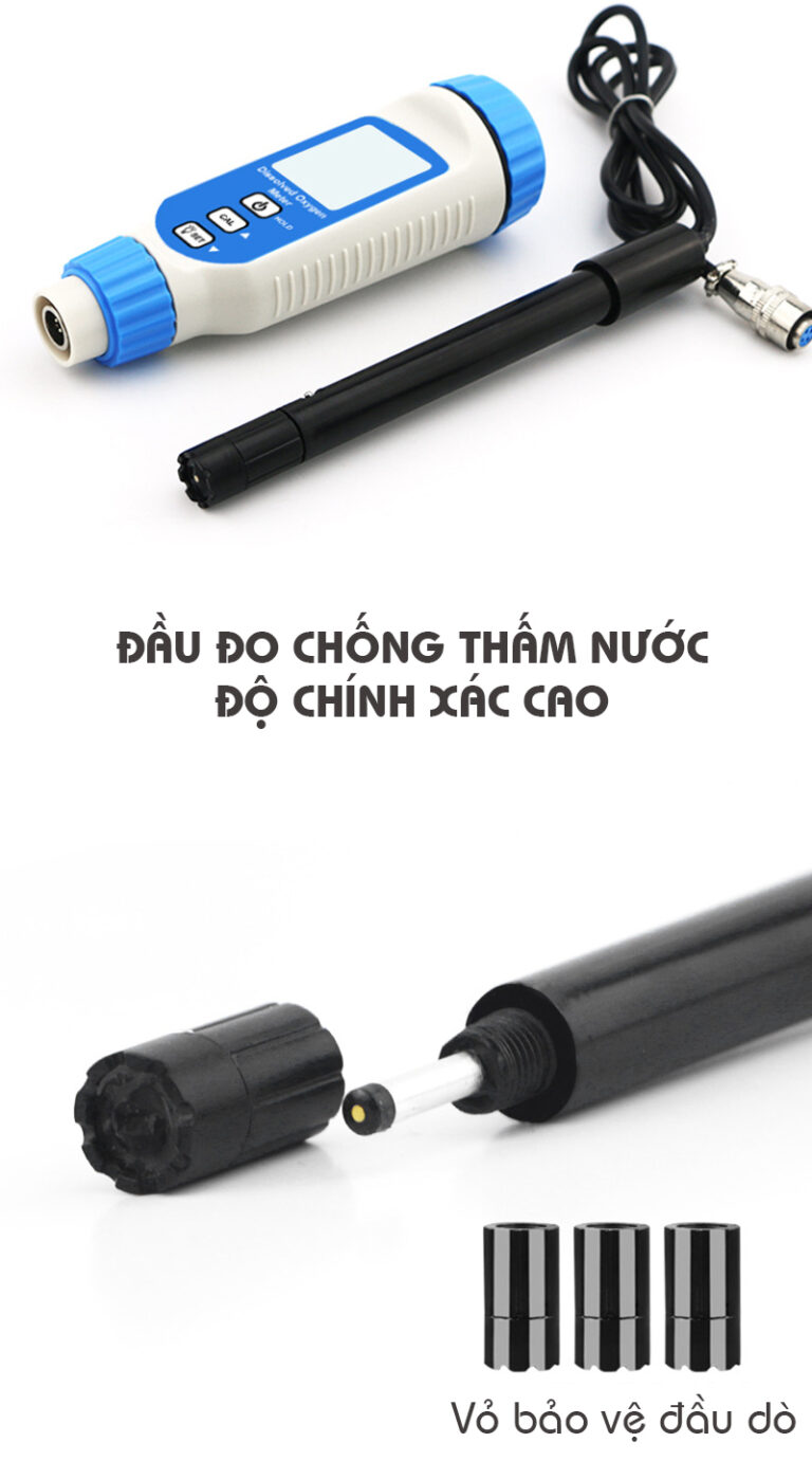 Máy Đo Oxy Hòa Tan Cầm Tay Kỹ Thuật Số Smart Sensor AR8010+