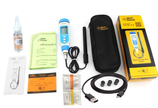 Máy Đo Oxy Hòa Tan Cầm Tay Kỹ Thuật Số Smart Sensor AR8010+